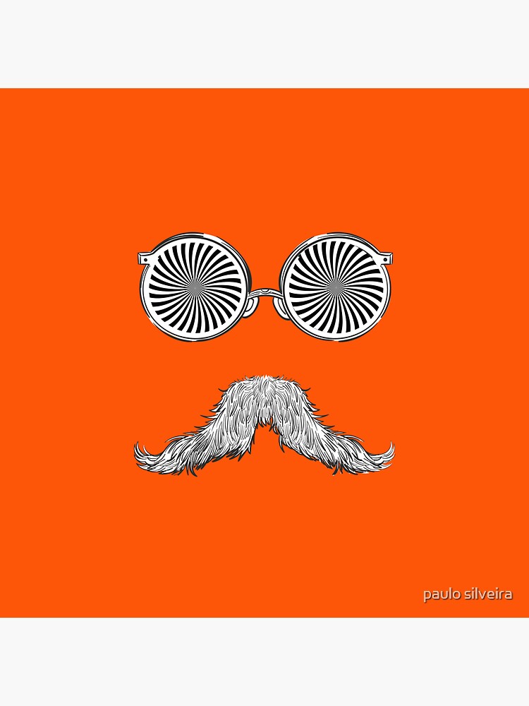 "Hypnotic Moustache" Sticker for Sale by hypnotzd | Redbubble