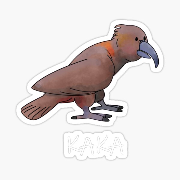 "Kaka - White text version" Sticker for Sale by Pebblestone | Redbubble