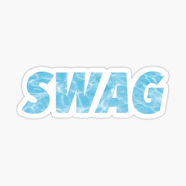 "Swag water sticker" Sticker by emmapd19 | Redbubble