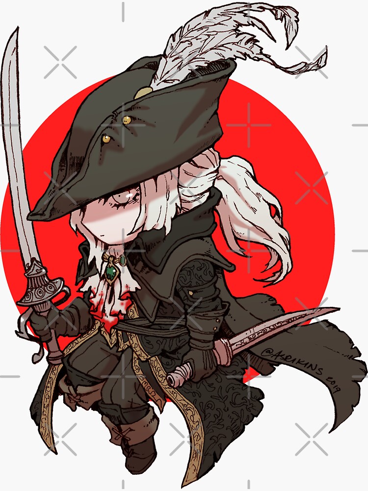 "Lady Maria Sticker" Sticker for Sale by Asrielle | Redbubble