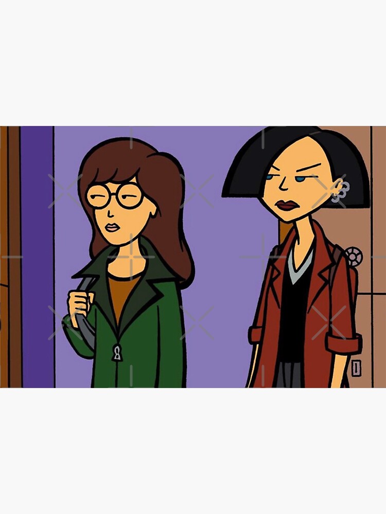 "Daria" Sticker for Sale by ZareaPitts | Redbubble