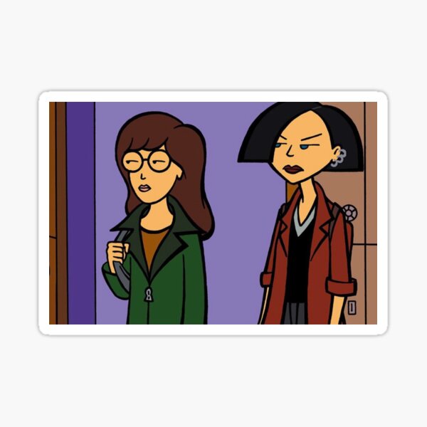 "Daria" Sticker for Sale by ZareaPitts | Redbubble