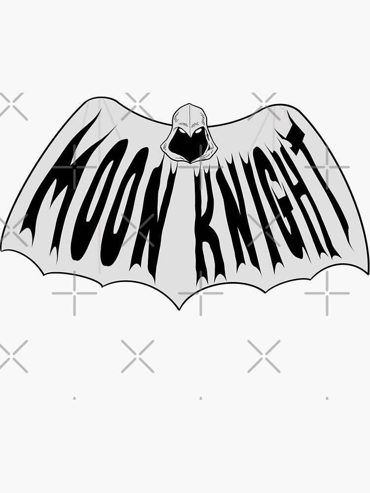 "Moon Retro Logo" Sticker for Sale by Milasneeze | Redbubble