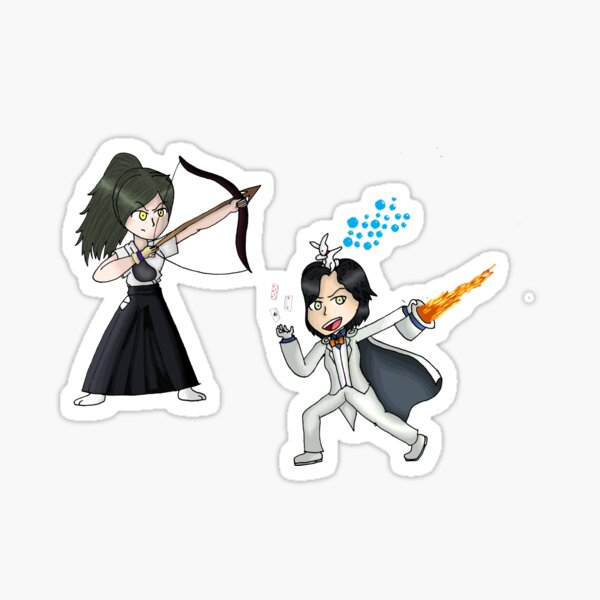 "Return to Despair Academy: Shizuka and Magi Stickers" Sticker for Sale ...