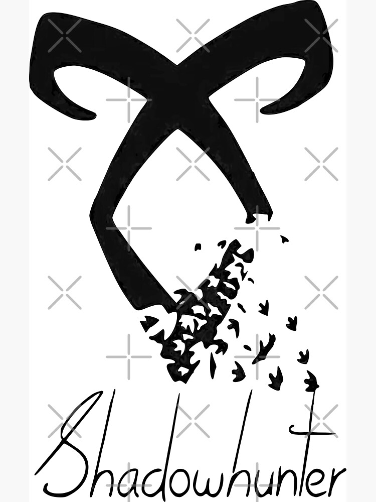"Shadowhunter symbol" Framed Art Print by KikkaT | Redbubble