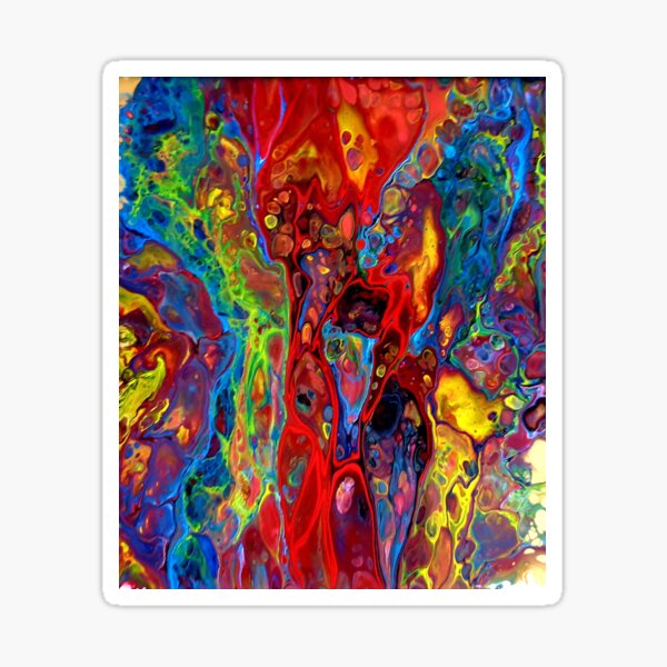 "Psychedelic " Sticker by DisyWoo | Redbubble