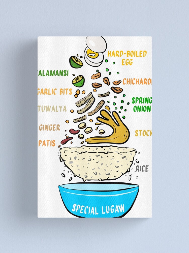"SPECIAL LUGAW FILIPINO CONGEE Shirt" Canvas Print for Sale by aydapadi ...