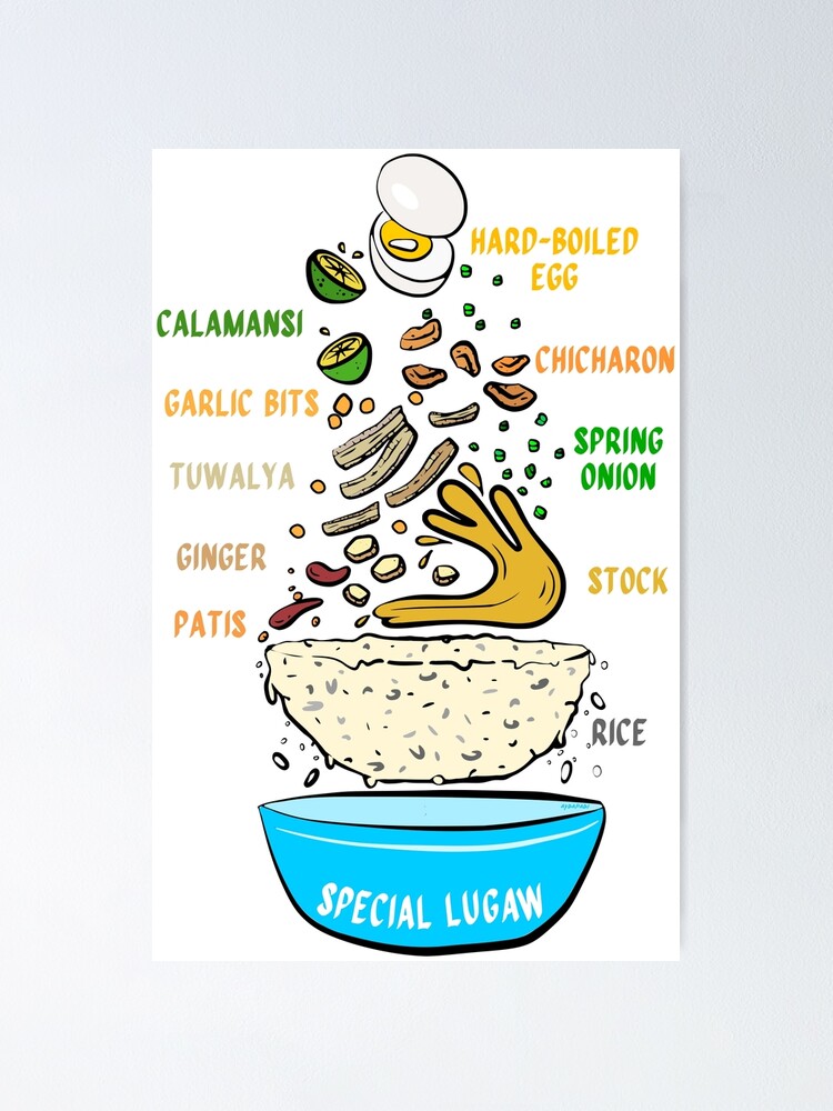 "SPECIAL LUGAW FILIPINO CONGEE Shirt" Poster by aydapadi | Redbubble