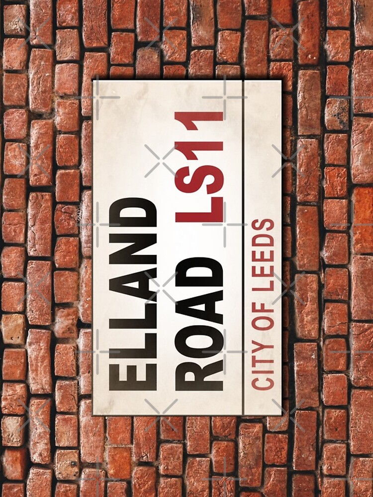 "Elland Road Street Sign" iPhone Case for Sale by rogue-design | Redbubble