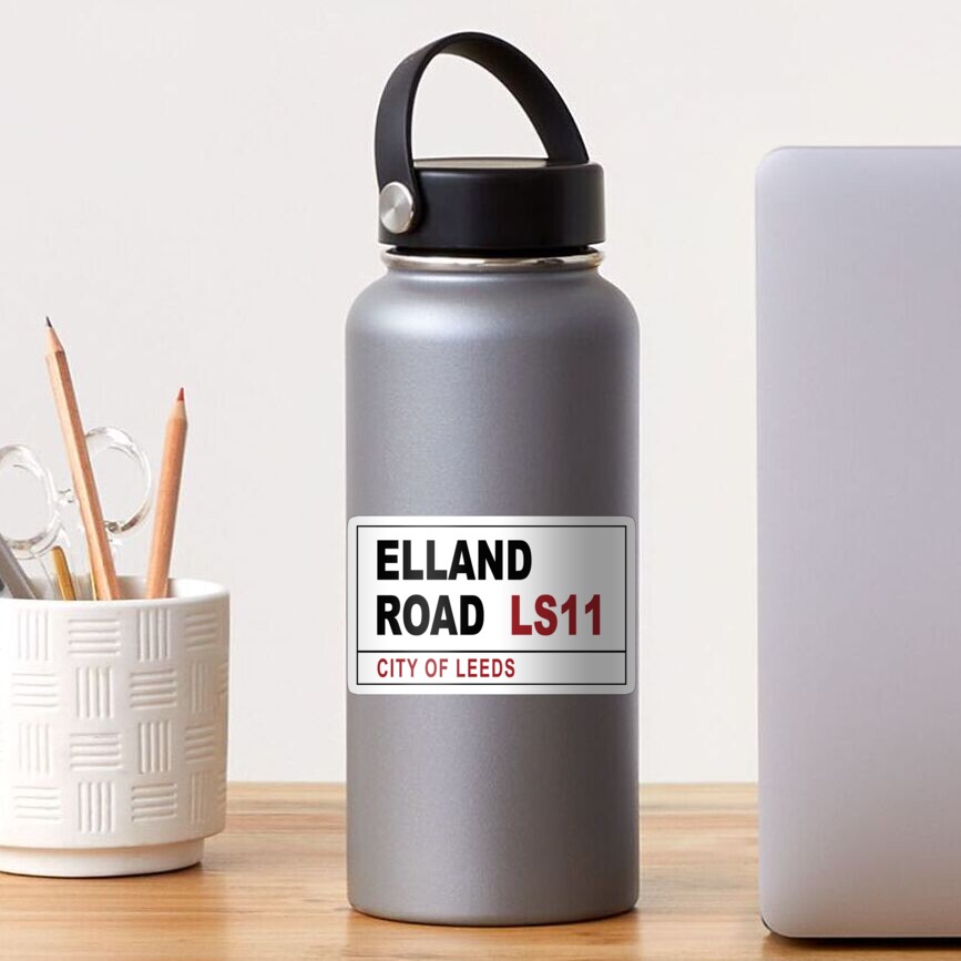 "Elland Road Street Sign" Sticker by rogue-design | Redbubble