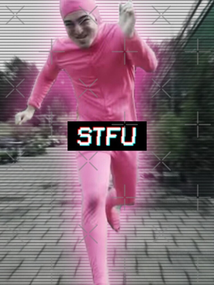 "PINK GUY - STFU" iPhone Case for Sale by Newtz97 | Redbubble