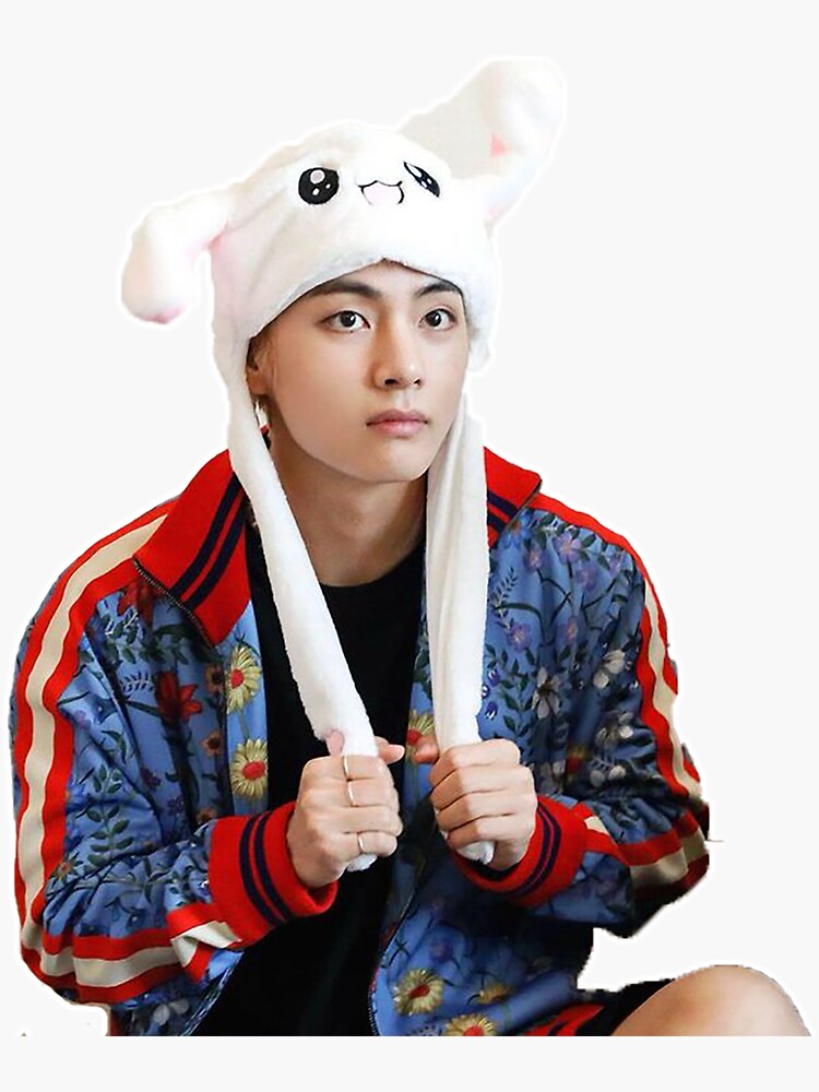 "V BTS" Sticker by GlutenFreeWater | Redbubble