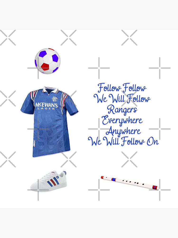 "Glasgow Rangers, Follow Follow" Poster for Sale by grantspics | Redbubble