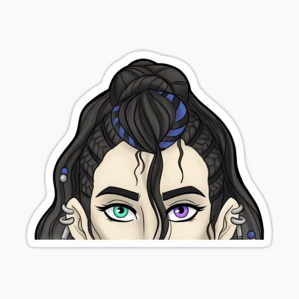 "Yasha Peeper Sticker " Sticker for Sale by Misstmarston | Redbubble