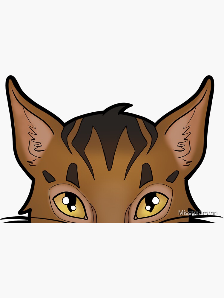 "Frumpkin Peeper Sticker " Sticker for Sale by Misstmarston | Redbubble