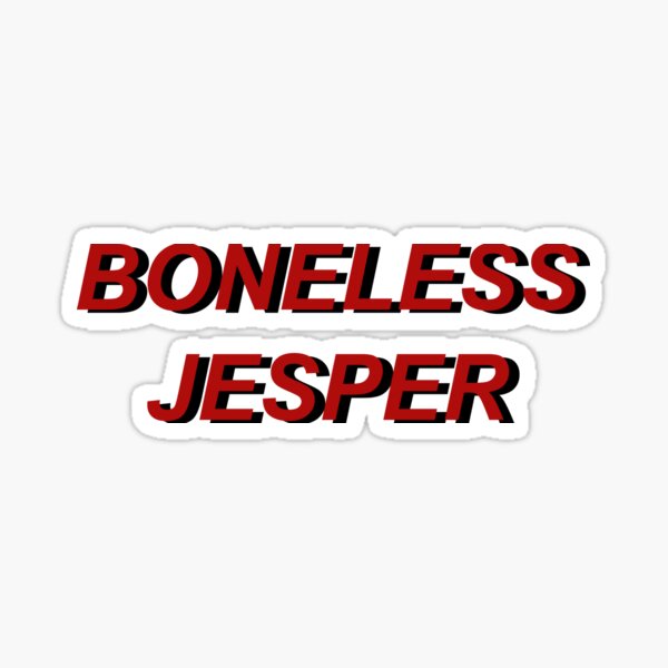 "Boneless Jesper - Aesthetic" Sticker for Sale by ellabirch | Redbubble