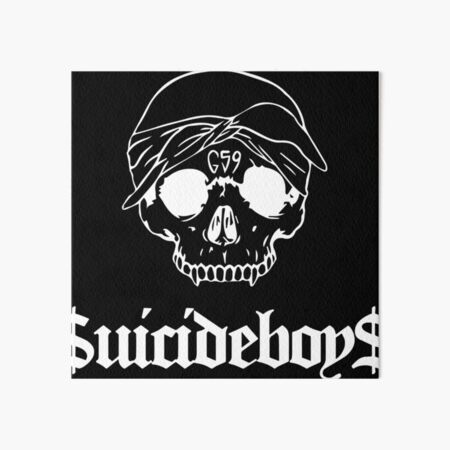 "Grey59 G59 Suicideboys - white logo" Art Board Print by DeadlyGraphics ...
