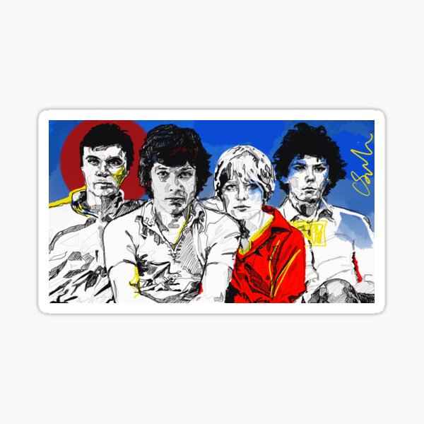"Talking Heads Digital Art" Sticker by CS94 | Redbubble