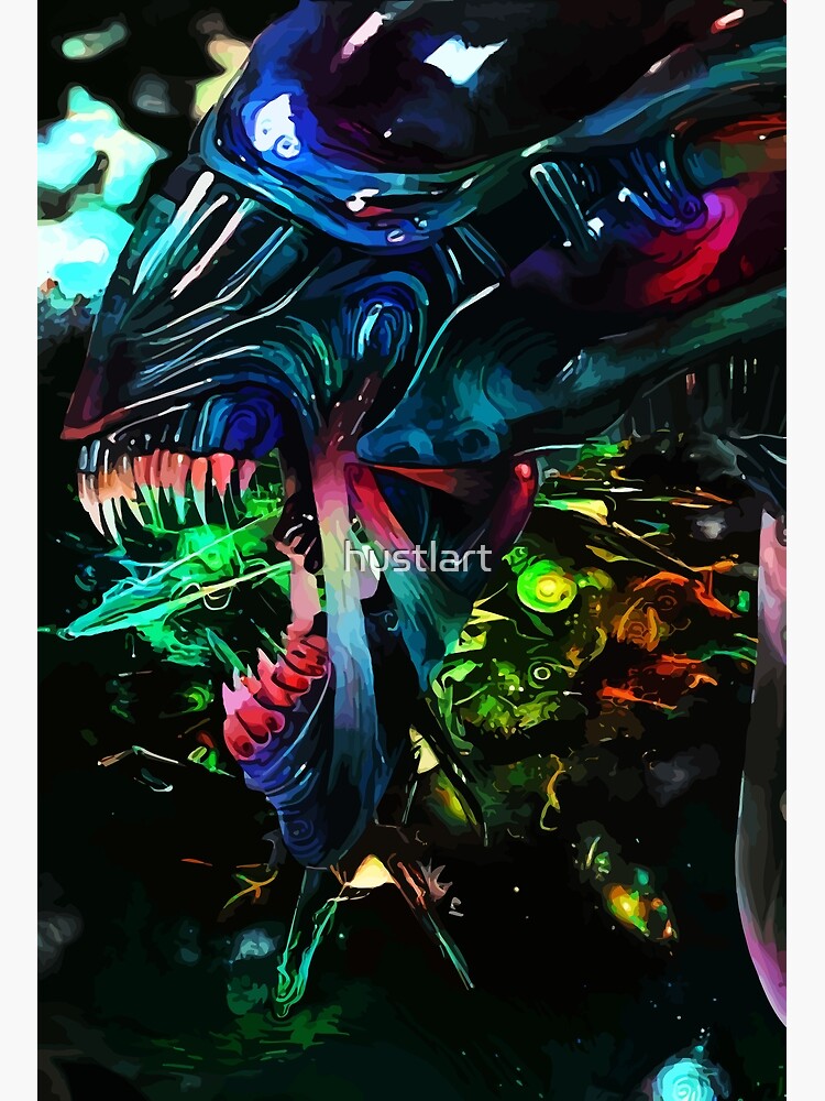 "Green Alien" Poster for Sale by hustlart | Redbubble