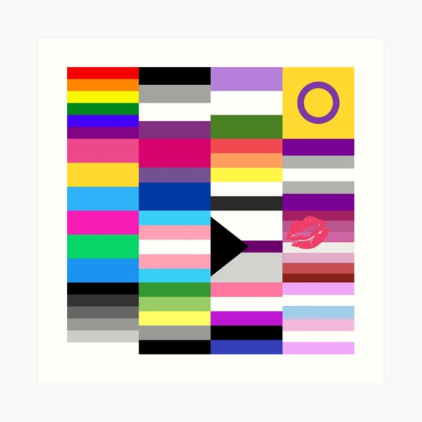 "LGBT Pride Flags Collage" Art Print for Sale by ScottyKat | Redbubble