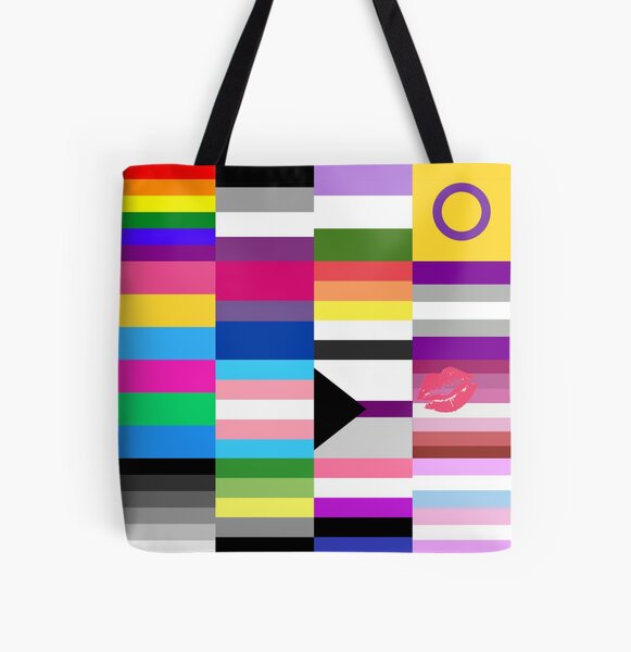 Lgbt Pride Flags Collage Tote Bag By Scottykat Redbubble