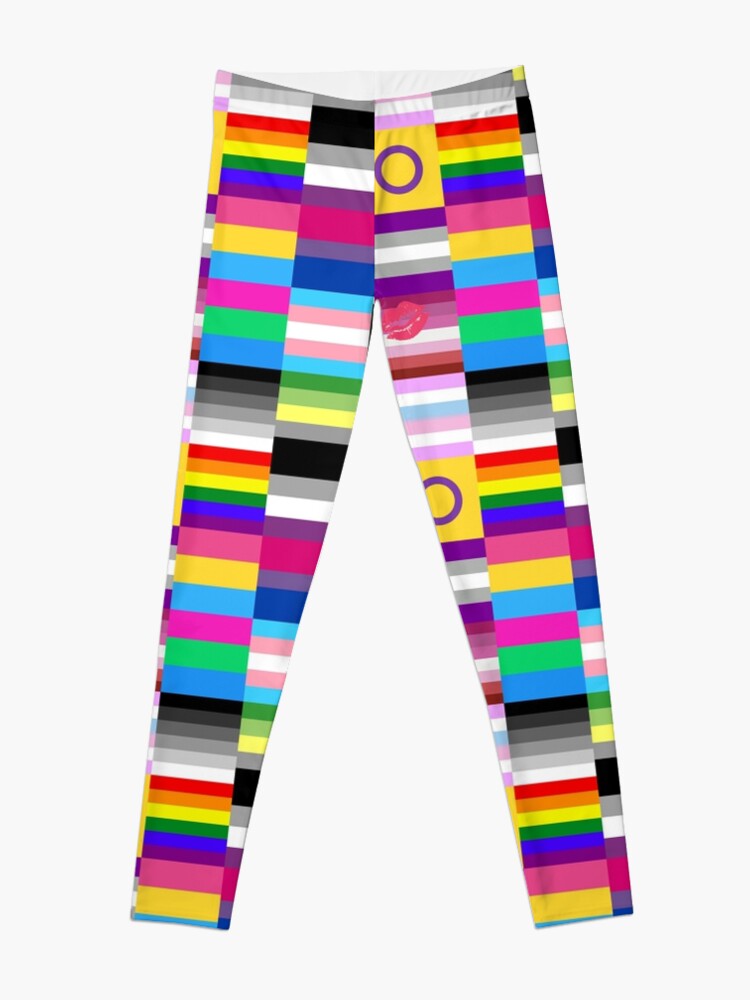 Lgbt Pride Flags Collage Leggings For Sale By Scottykat Redbubble