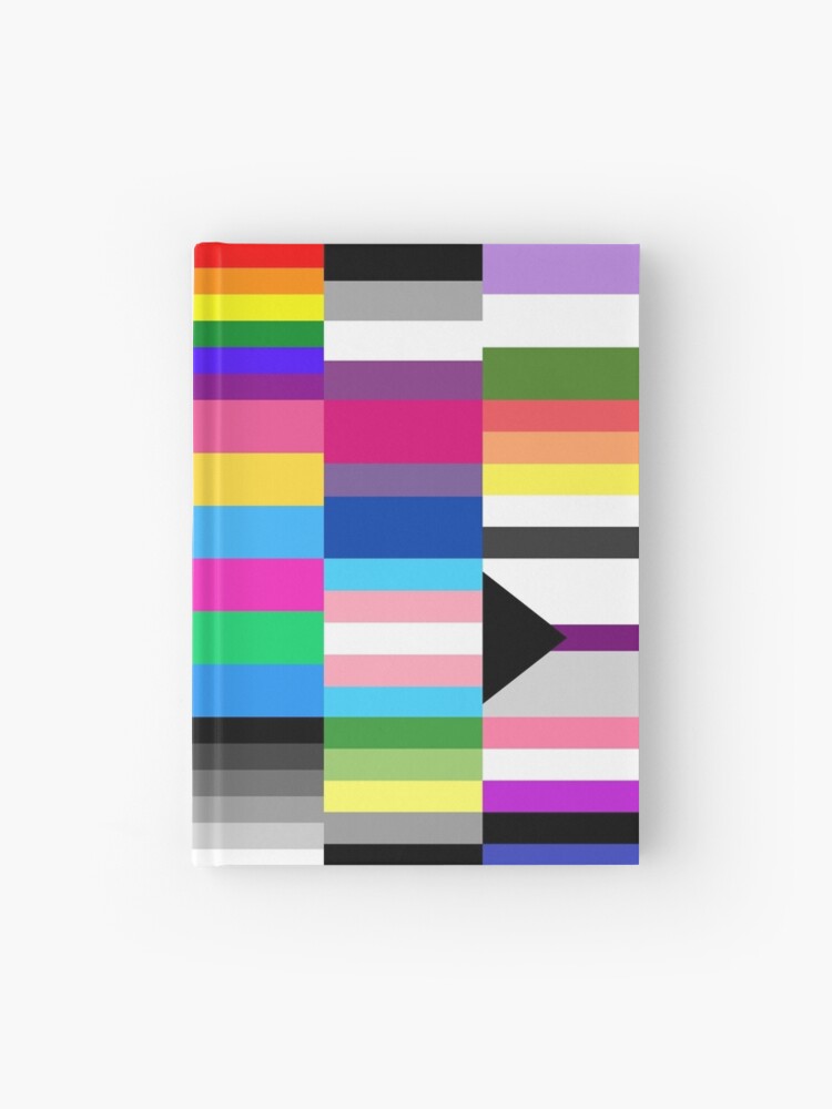 Lgbt Pride Flags Collage Hardcover Journal For Sale By Scottykat
