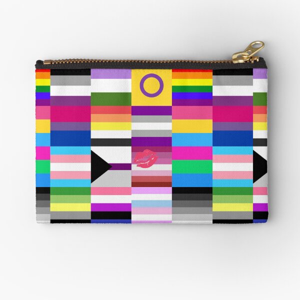 Lgbt Pride Flags Collage Zipper Pouch By Scottykat Redbubble