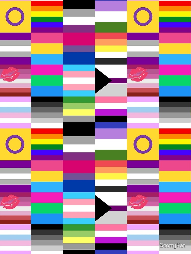 Lgbt Pride Flags Collage Scarf By Scottykat Redbubble