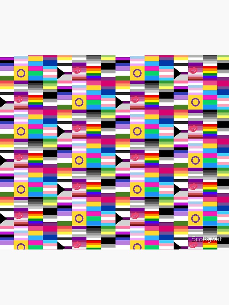Lgbt Pride Flags Collage Shower Curtain For Sale By Scottykat Redbubble