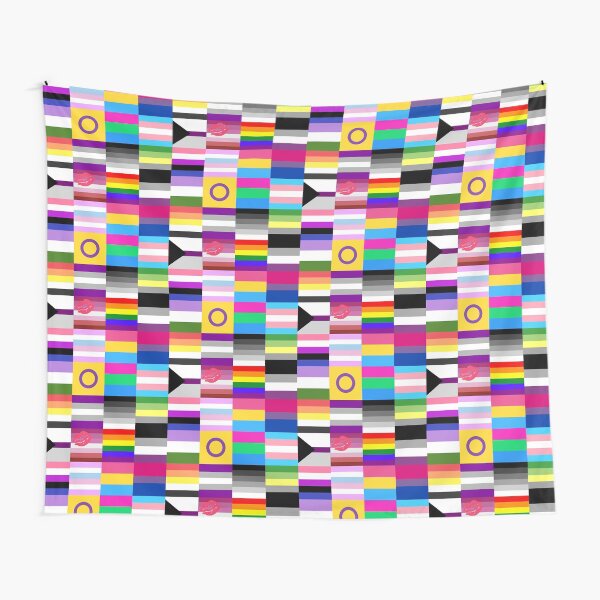 Lgbt Pride Flags Collage Tapestry By Scottykat Redbubble