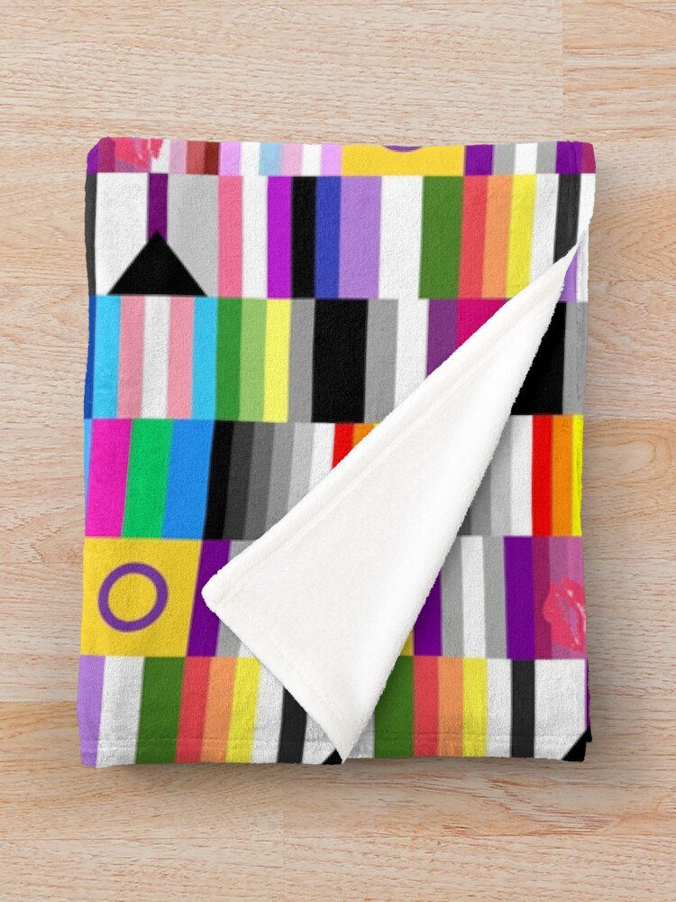 Lgbt Pride Flags Collage Throw Blanket For Sale By Scottykat Redbubble