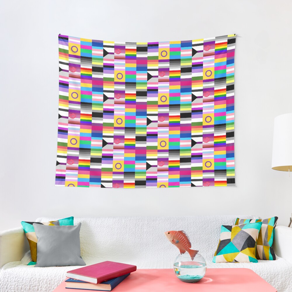 Lgbt Pride Flags Collage Tapestry By Scottykat Redbubble