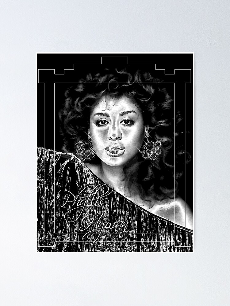 "Phyllis Hyman "Solarized" D-1 Poster" Poster by nomercy50 | Redbubble