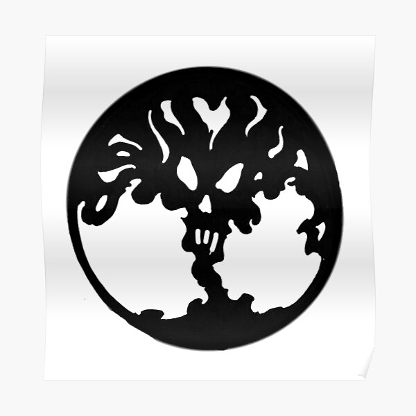 "Skull Mushroom Cloud" Poster for Sale by CaptSnowflake | Redbubble