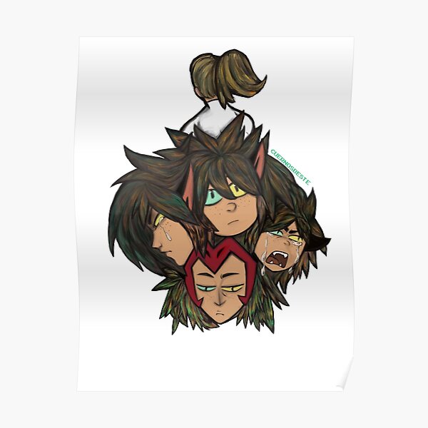 "Inner Catra" Poster by Cuernosbeste | Redbubble
