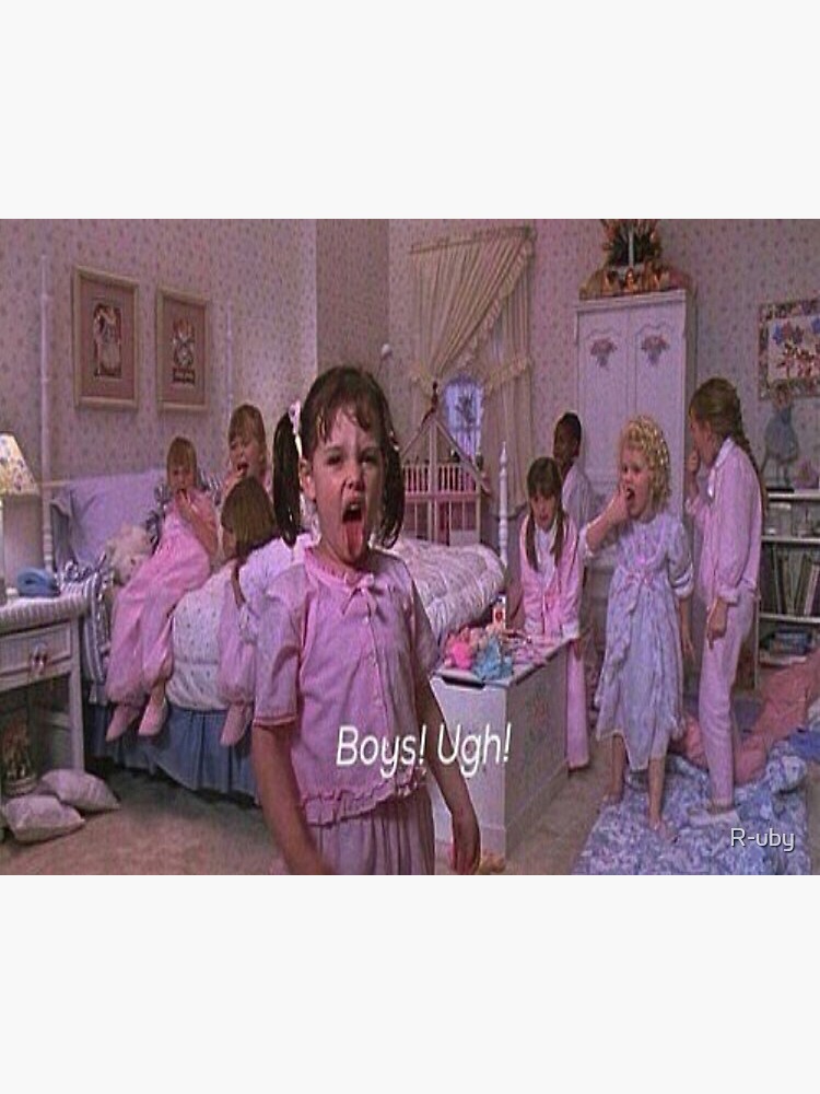 "Boys! Ugh" Art Print for Sale by R-uby | Redbubble