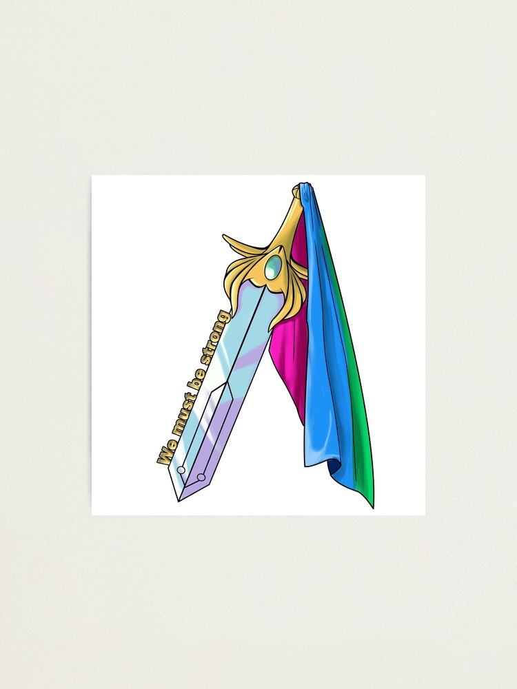 Impression photo « Shera Sword Polysexual Flag », par Cuernosbeste ...