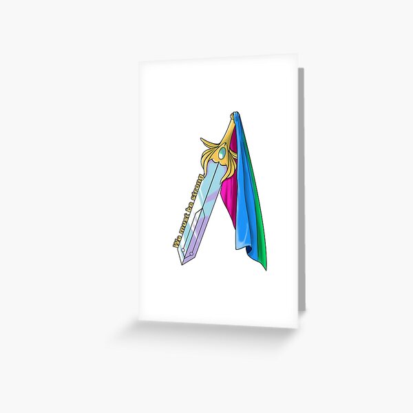 "Shera Sword Polysexual Flag" Greeting Card for Sale by Cuernosbeste ...