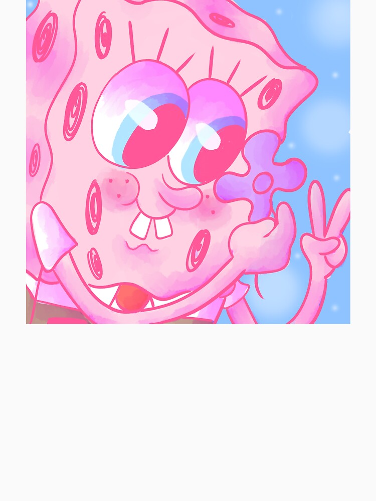 "Pink SpongeBob" T-shirt by gross-girl99 | Redbubble