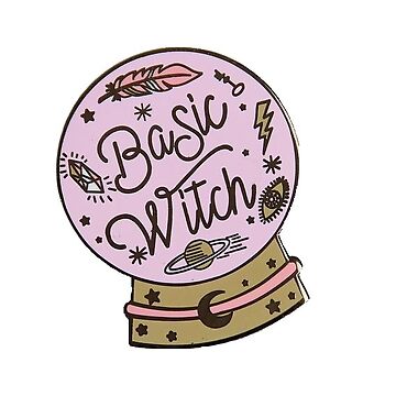 "basic witch" Sticker for Sale by oceanaperture | Redbubble