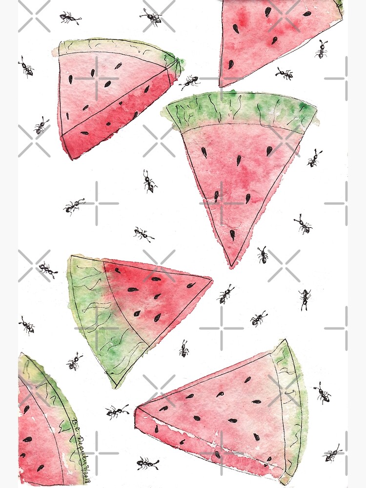 "Picnic Thieves - Ants and Watermelon" Poster for Sale by ...