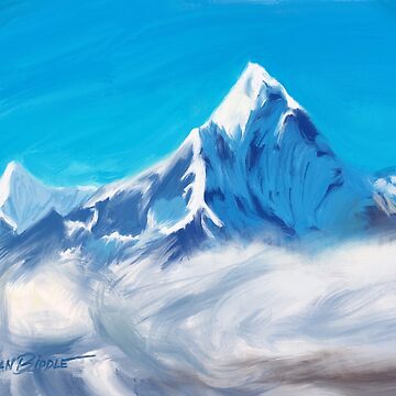 "Mount Everest " Sticker for Sale by Ryan Biddle | Redbubble