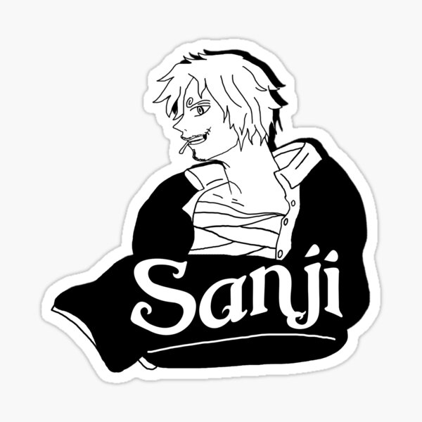 "Sanji One Piece " Sticker for Sale by CherryB Designs | Redbubble