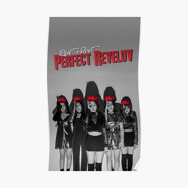 "Red Velvet "Perfect Reveluv" design kpop" Poster by Darkeo-777 | Redbubble