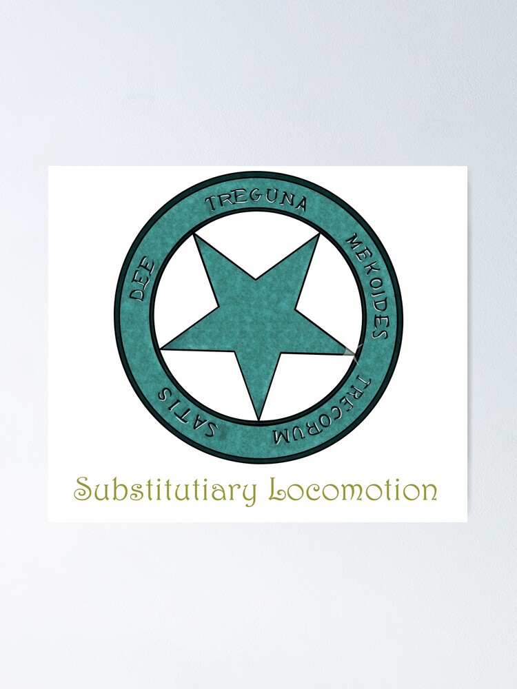 "Substitutiary Locomotion" Poster for Sale by princeeric89 | Redbubble