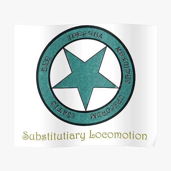 "Substitutiary Locomotion" Poster for Sale by princeeric89 | Redbubble