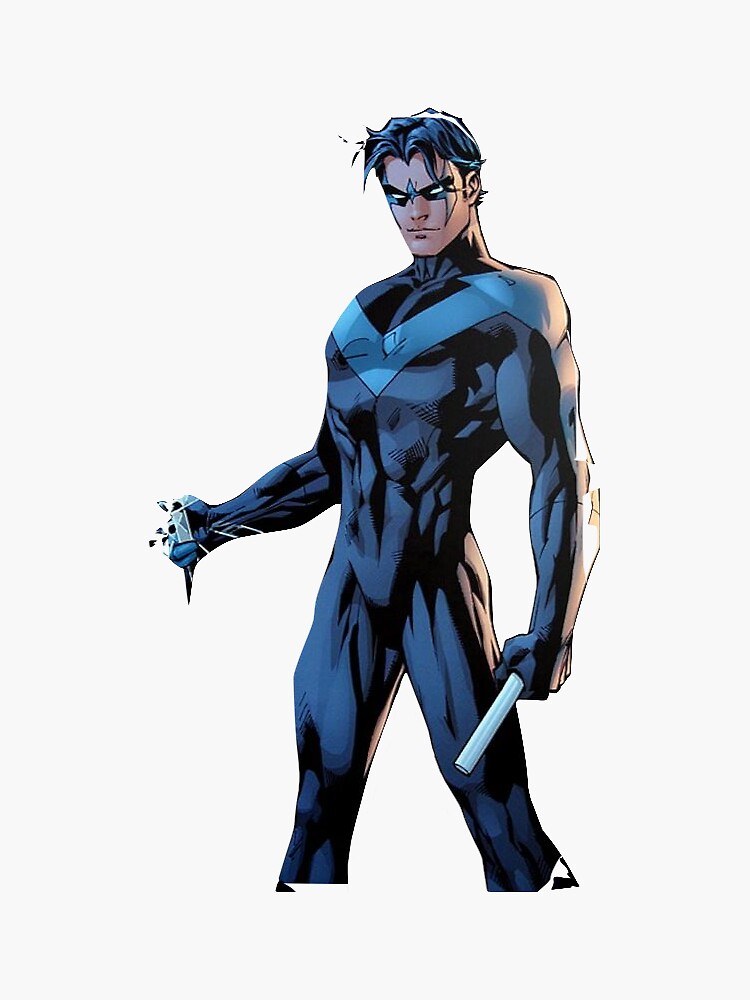 "Nightwing" Sticker for Sale by aj-zook | Redbubble