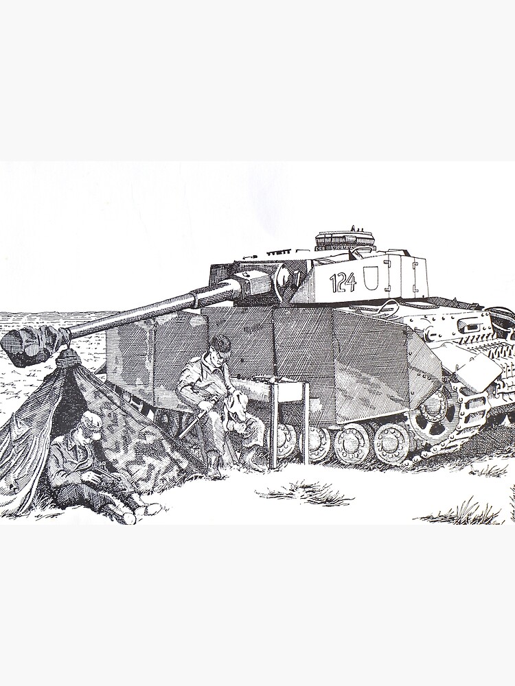 "PANZER lV" Poster for Sale by johnhouseman | Redbubble