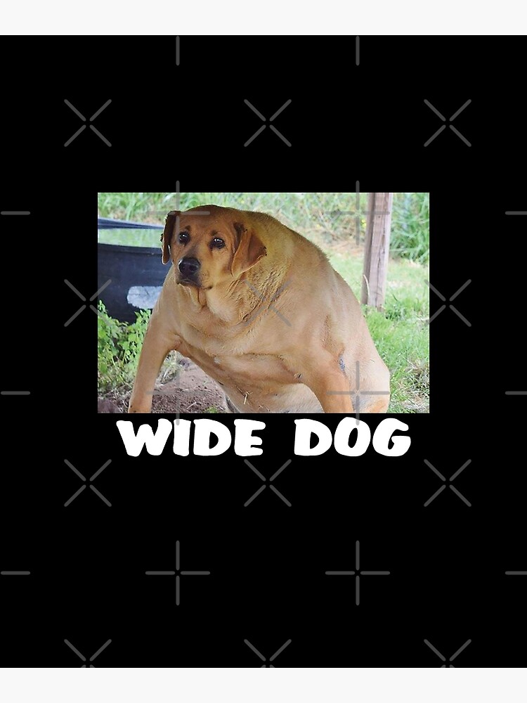 "Wide Dog Meme" Art Print by Altohombre | Redbubble